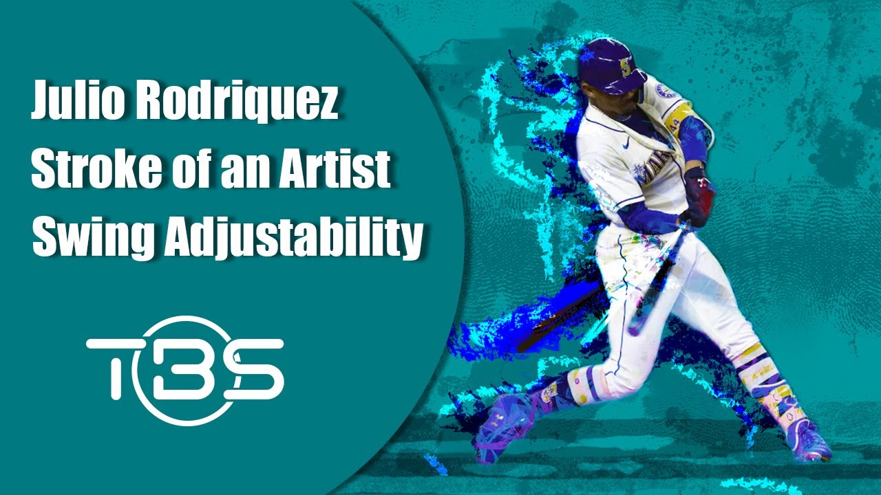 See How The Swing of Julio Rodriguez Allows for Adjustability - YouTube