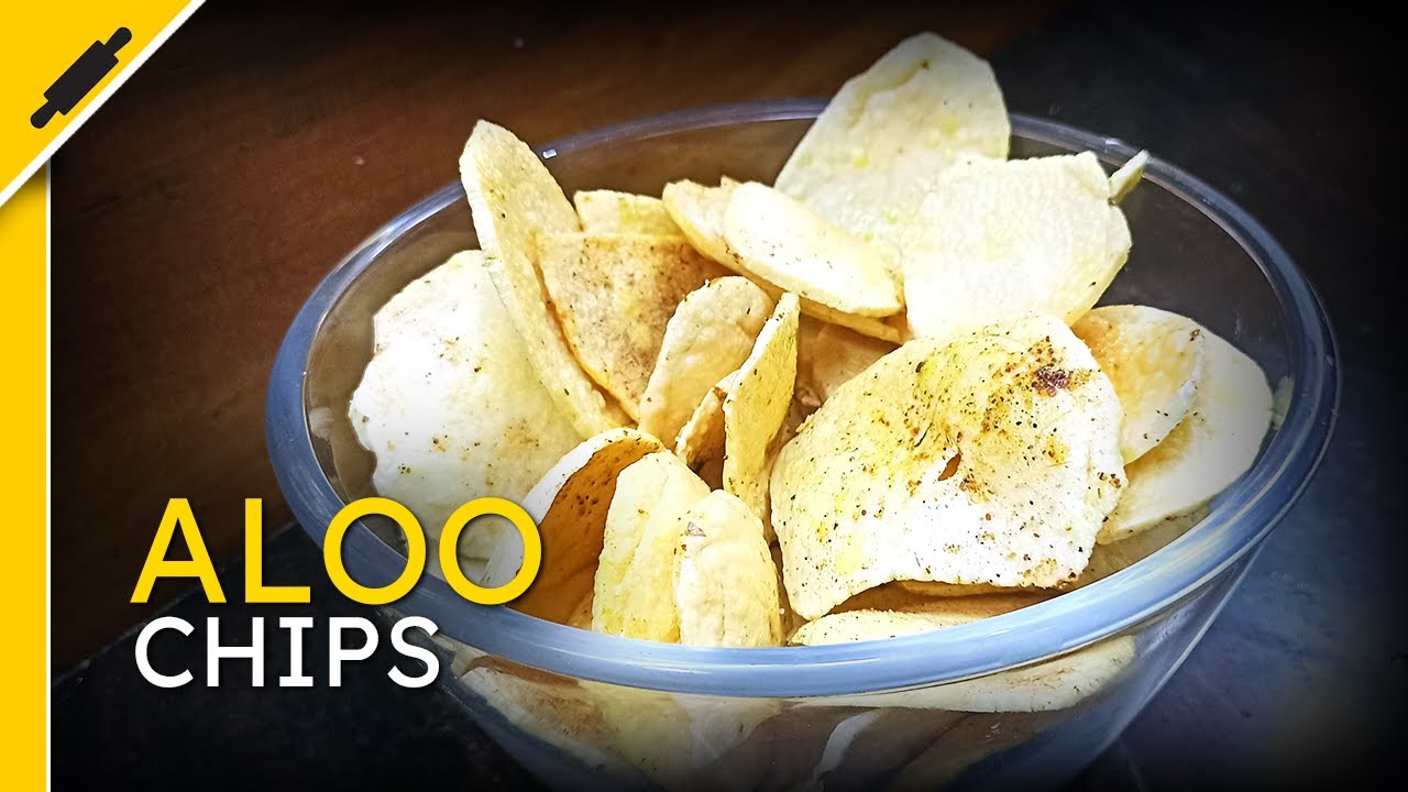 Homemade Aloo Chips Recipe | Easy Aloo Chips Recipe | Potato chips ...