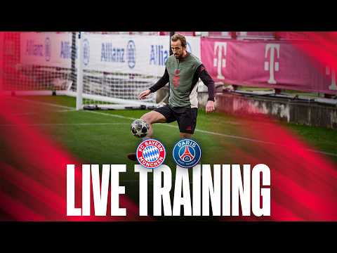 Das Abschlusstraining vor dem Heimspiel gegen Paris St. Germain 🏆 – Champions League