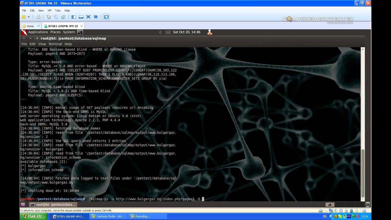 SQL инжекция чрез sqlmap - YouTube