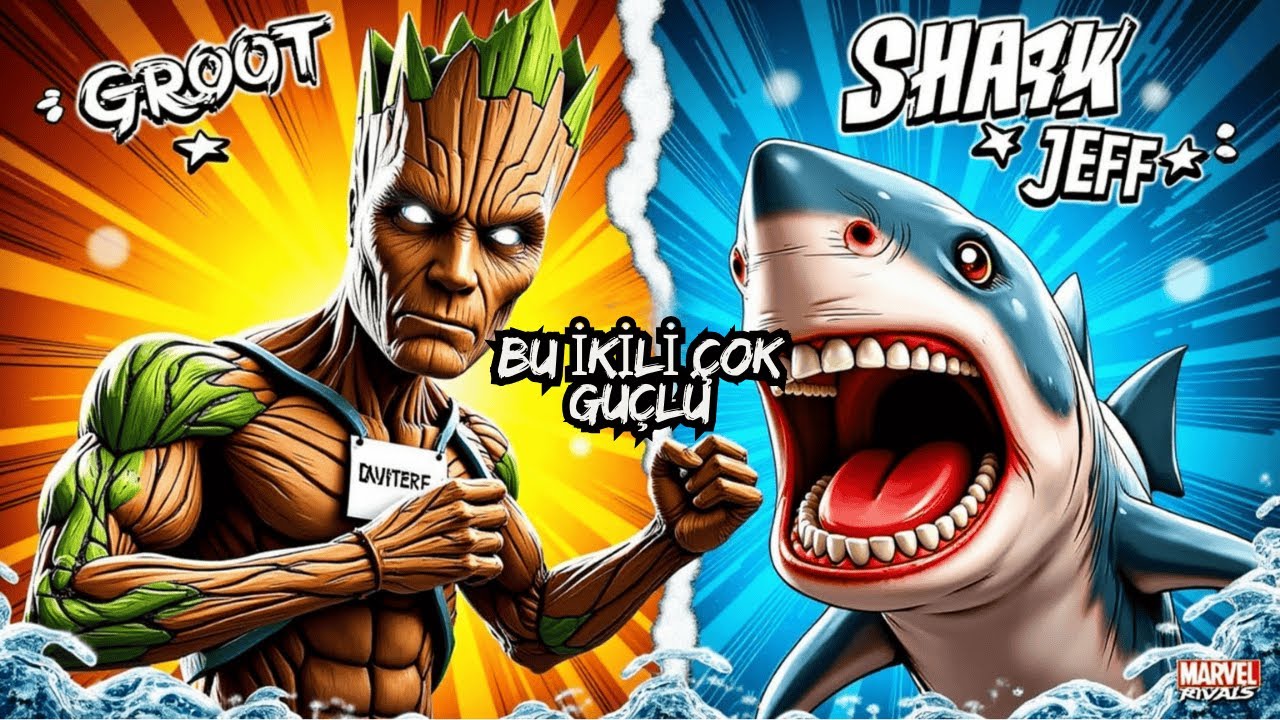 GROOT VE JEFF çok güçlü - YouTube