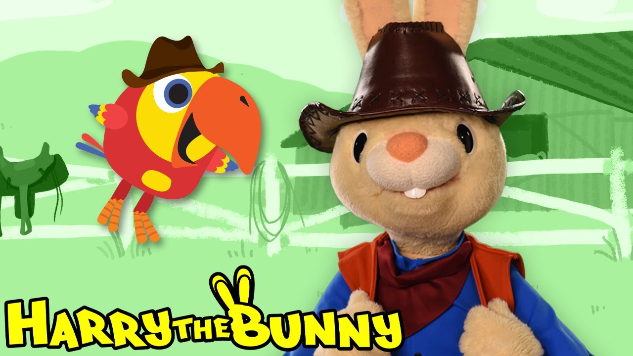 Harry & Larry Pretend Play Cowboy | First Words | @BabyFirst Learn ...