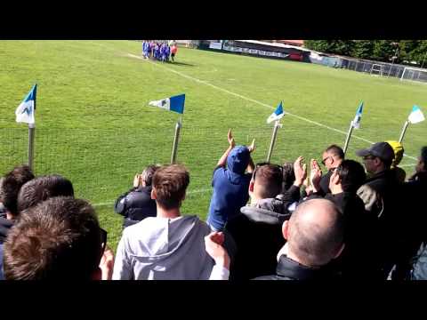 Ultras Besnate festeggiano la salvezza (24-4-16)