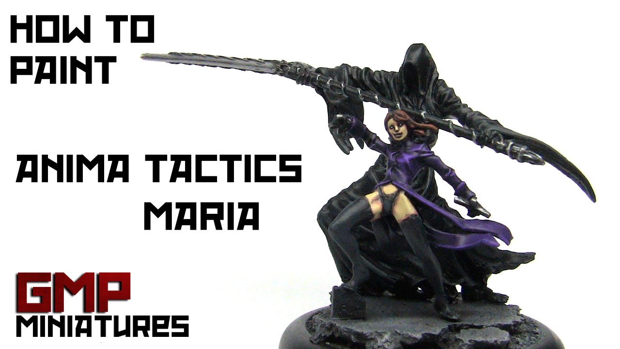 How to Paint Anima Tactics Maria - YouTube