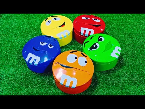 ASMR M&M's Unboxing| Colorful Rainbow Candy Experience with Soothing ...