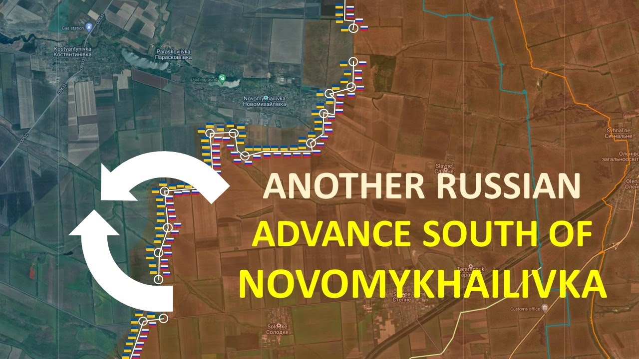 Another Successful Russian Advance South Of Novomykhailivka - YouTube
