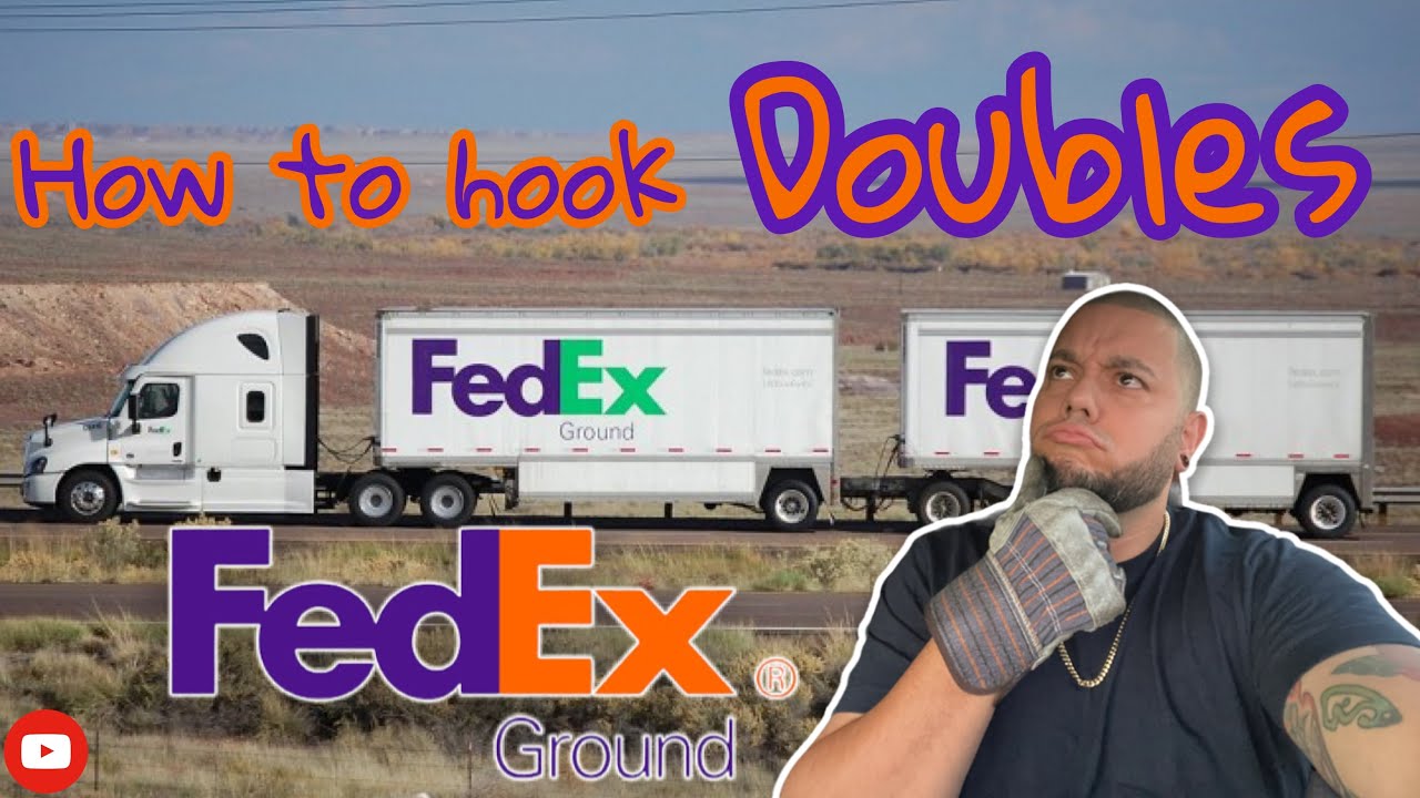 How to hook double trailers for FedEx Ground? ¿Cómo enganchar trailers ...