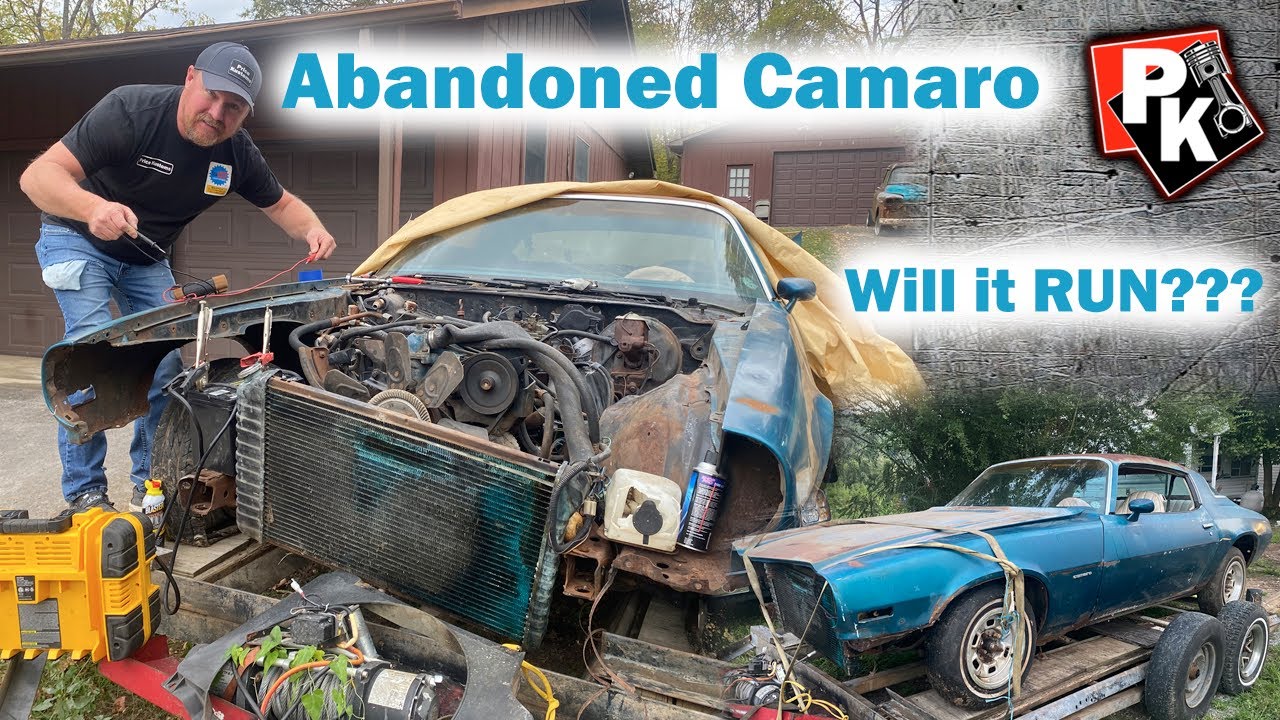 Will it RUN Abandoned Camaro / 1977 Chevy Camaro - YouTube