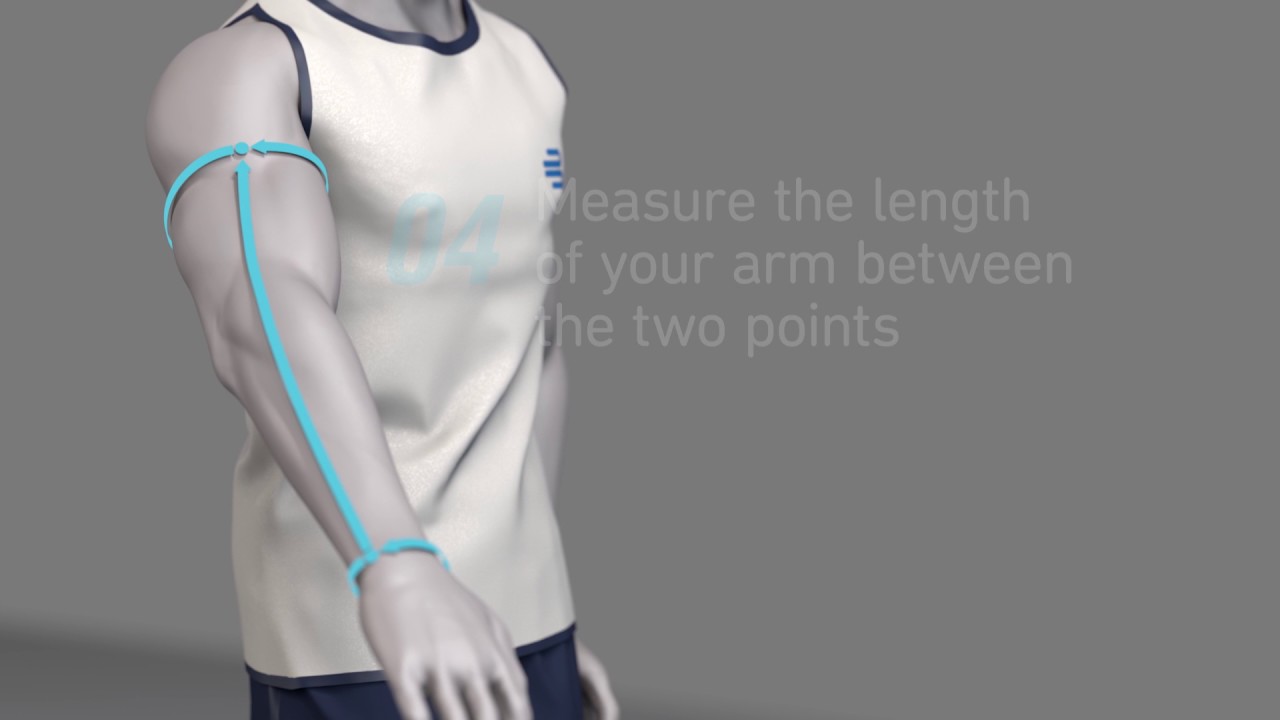 Sports Compression Sleeve Arm - Centimeters - YouTube