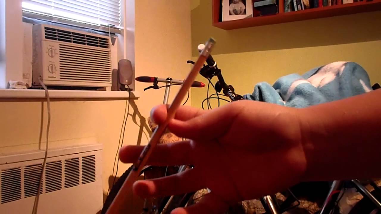 Breaking a REAL Pencil with ONE HAND - YouTube