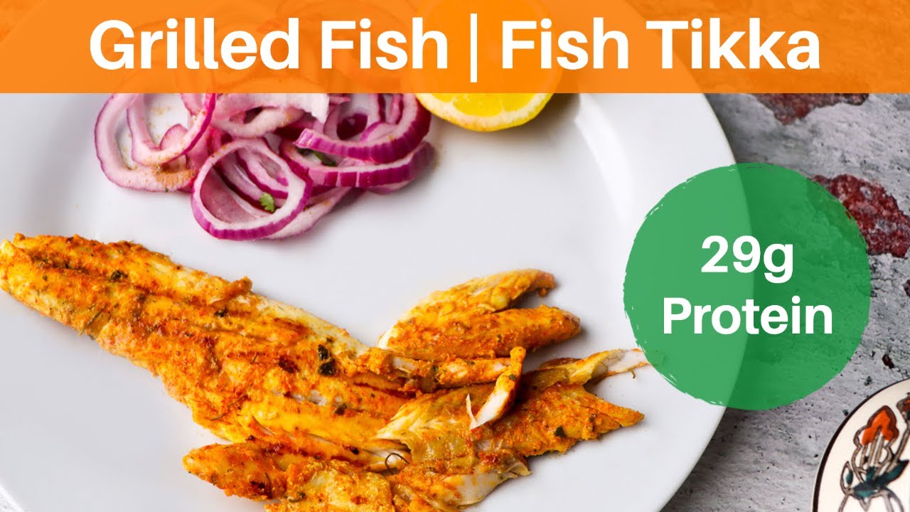 Healthy Grilled Fish Recipe for Weight Loss and Muscle Gain | Fish ...