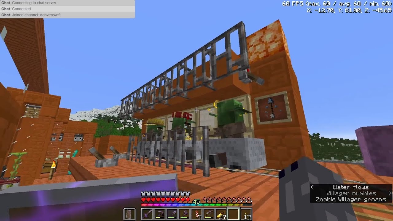 Growin Dripleaf & Curing Zombie Villagers - Minecraft Java 1.20 Vanilla ...