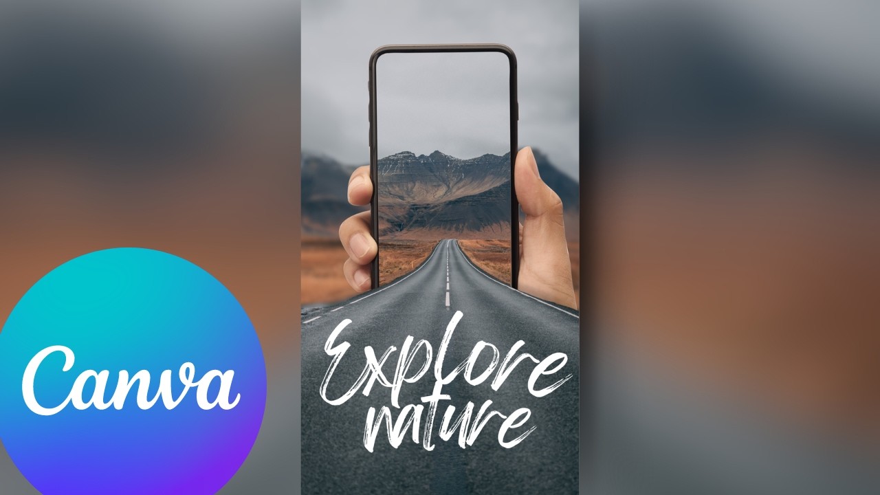 Photo manipulation Effect - Canva Tutorial - YouTube