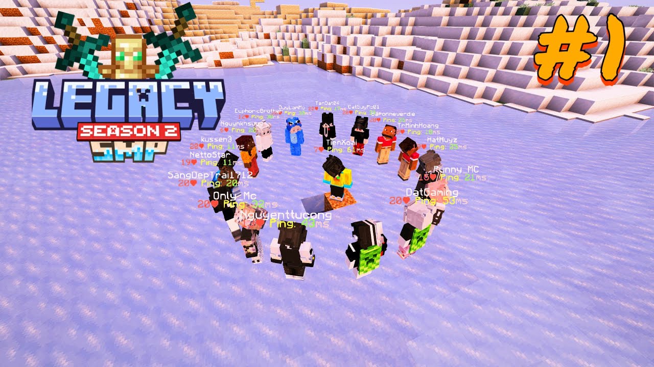 " LEGACY SMP " CUỘC LÀM QUEN VUI VẺ TẬP 1 - YouTube