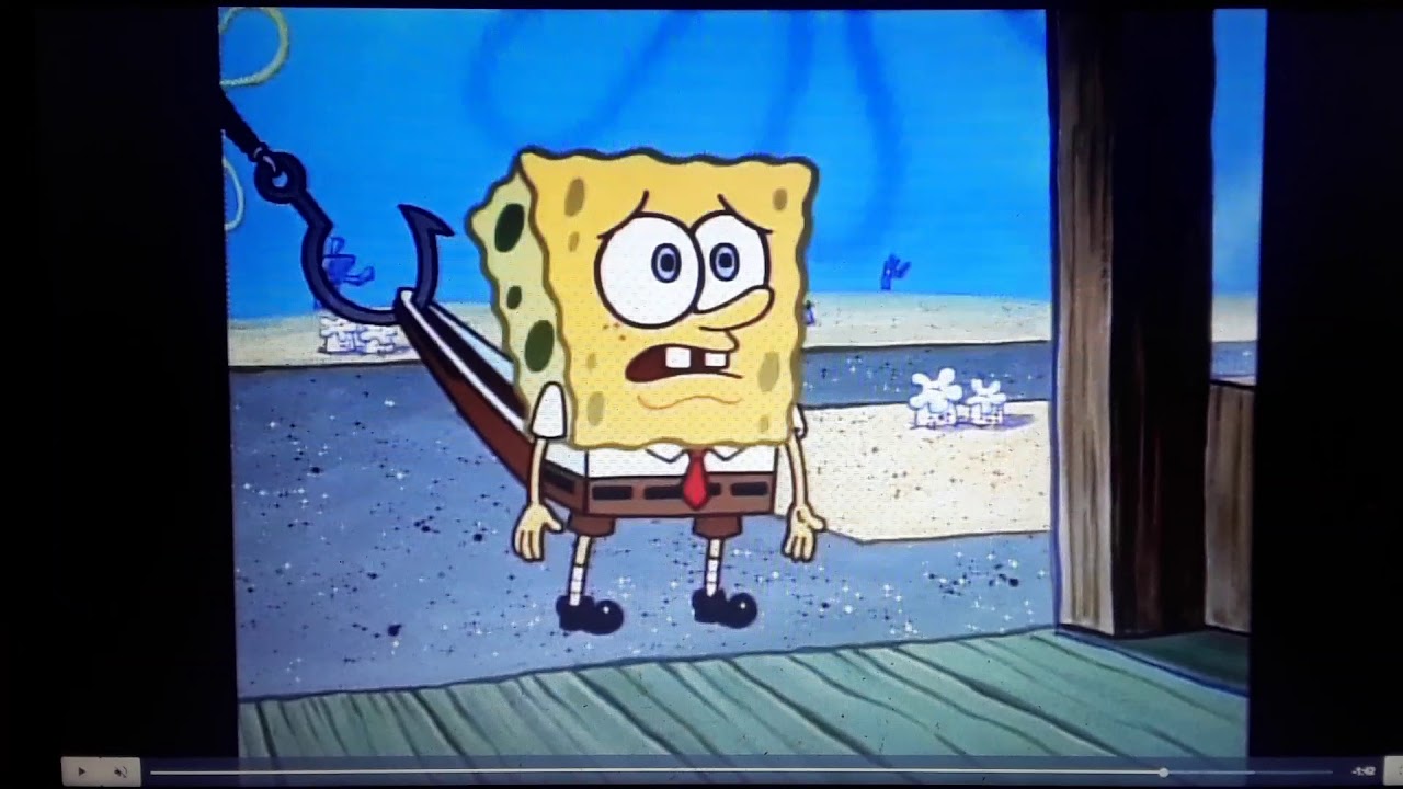 SpongeBob (Garfield) gulps - YouTube