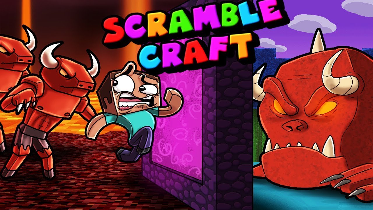 Minecraft - CODY GLITCHES PORTALS ON THE SERVER! (Scramble Craft) - YouTube