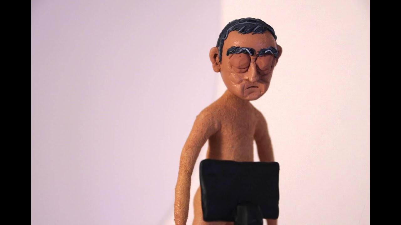 Wire puppet armature - walk cycle & animation test - YouTube