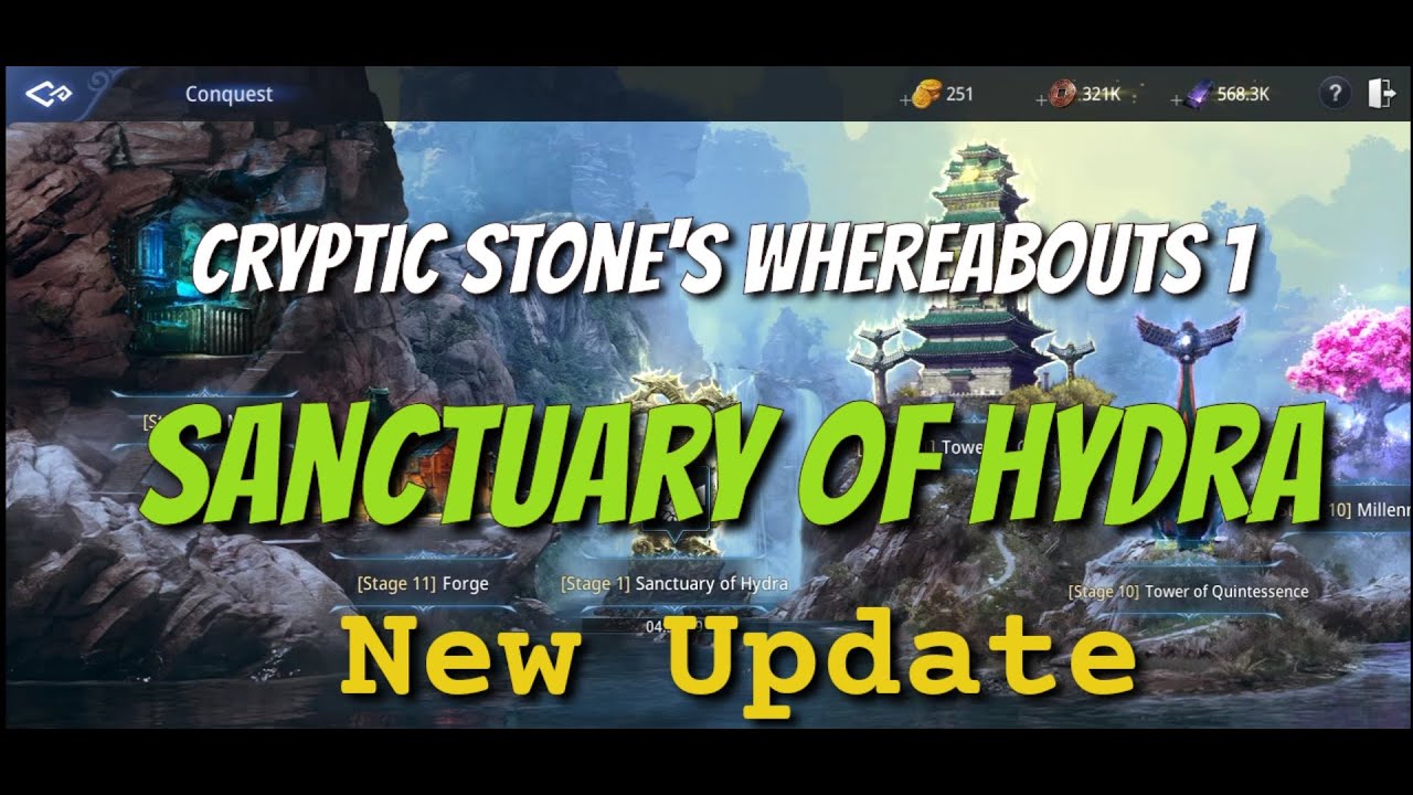 Mir4 - How to unlock Cryptic Stone's Whereabouts 1GUIDE | Sacnturary of ...