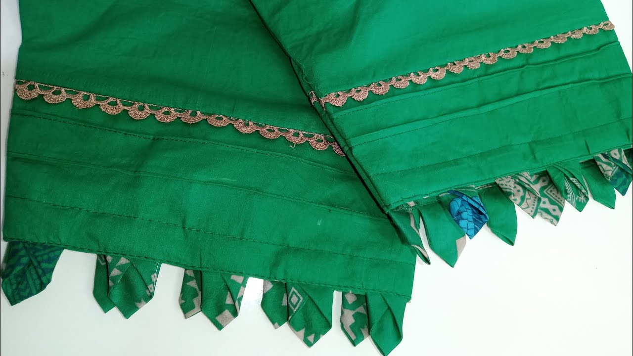 trouser k new and trendy desigh ||trouser design with folding triangles ...