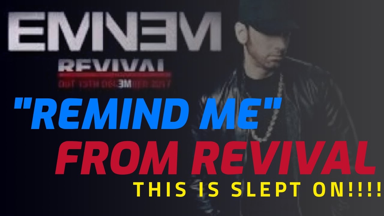Eminem - Remind Me [REACTION] From The Revival Album - YouTube