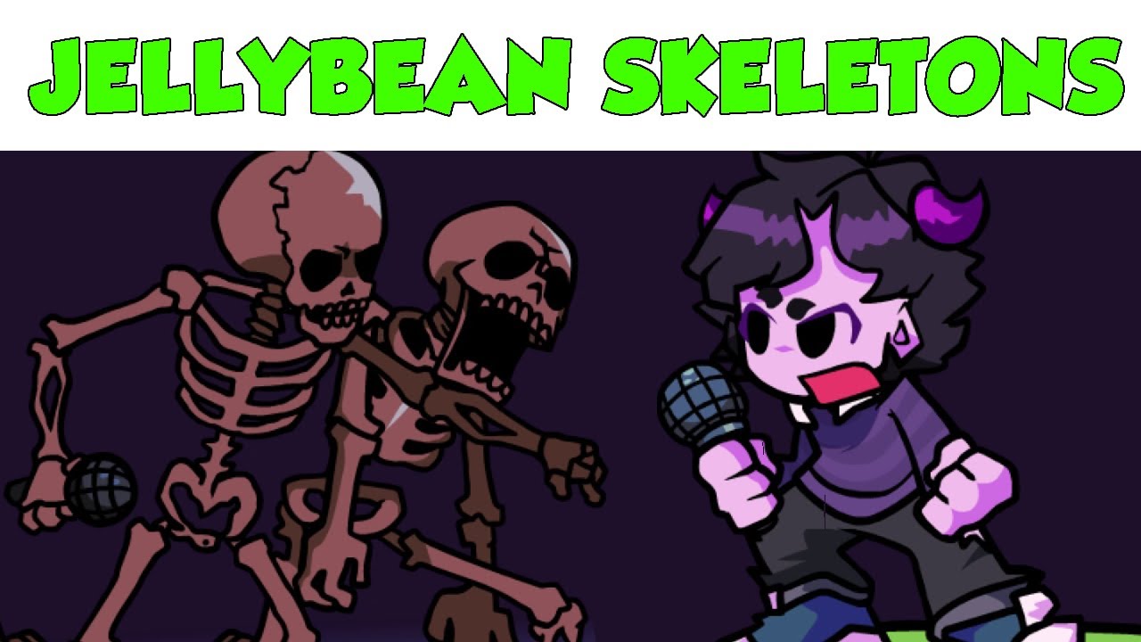Friday Night Funkin` JellyBean VS. The Skeletons Atrocity HOW TO ...