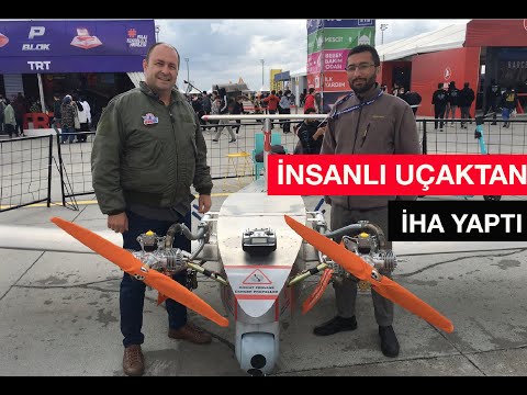 İnsanlı uçaktan İHA yaptı