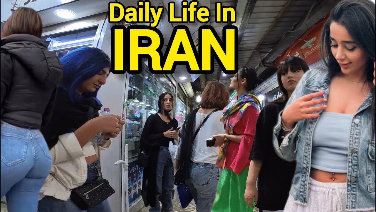 How Is Life In IRAN Today?!! Incredible Walking Tour in Enghelab Bazaar ...