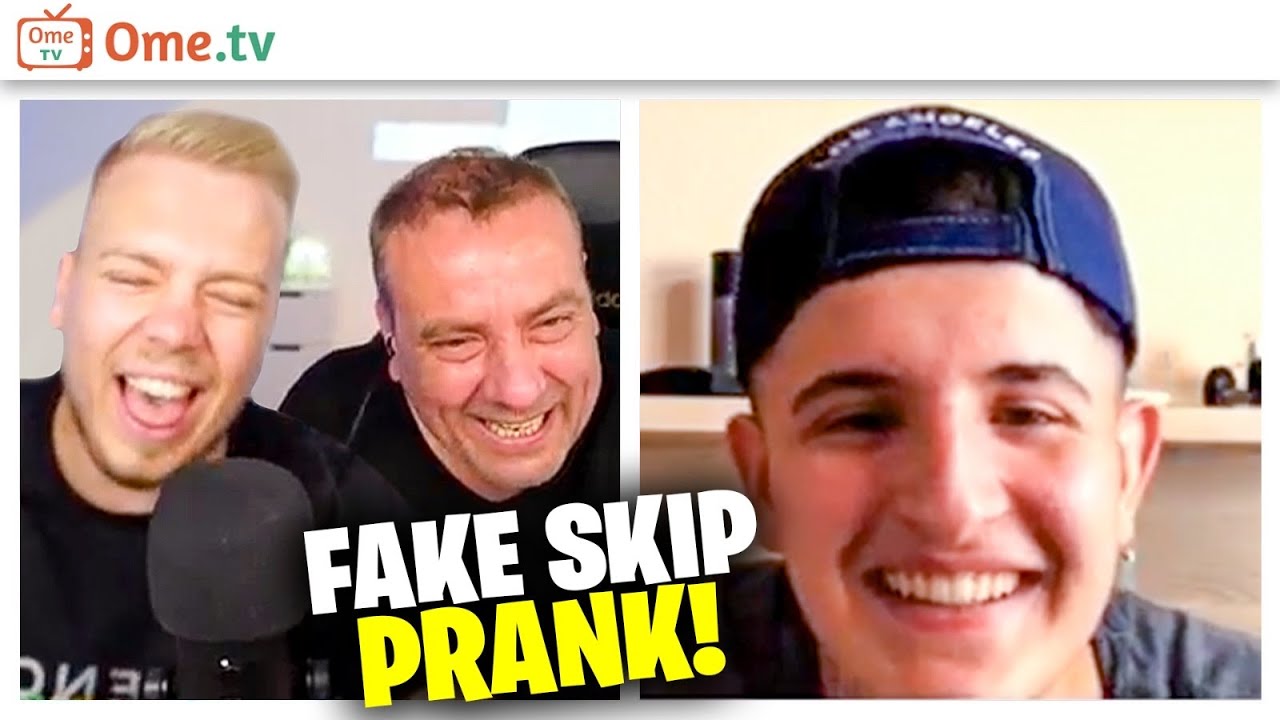 FAKE SKIP PRANK!! OME.TV mit Papa! - YouTube