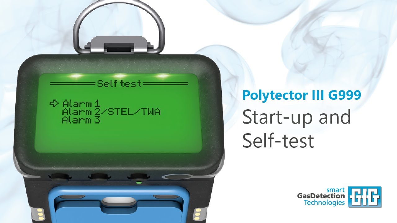 Polytector III G999 - Start-up and Self-test - YouTube