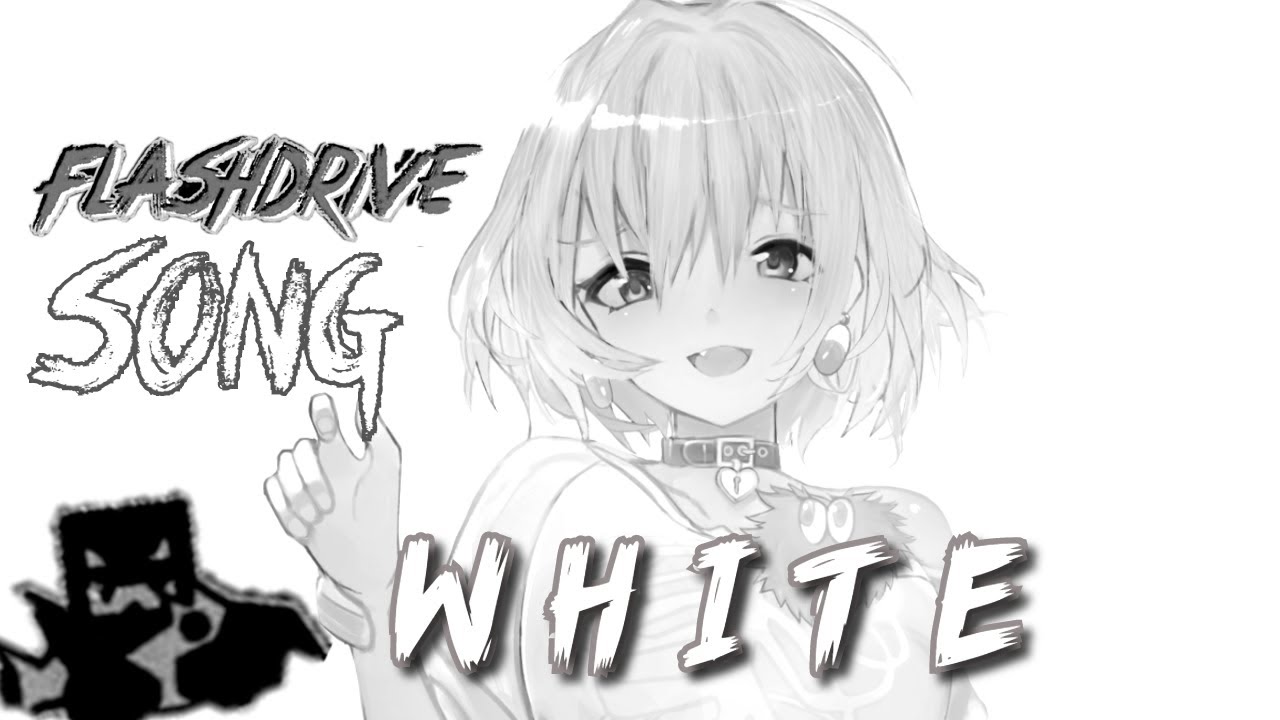FlashDrive Song "White" By DAGames (FanMade, Lyrics Music Video) - YouTube