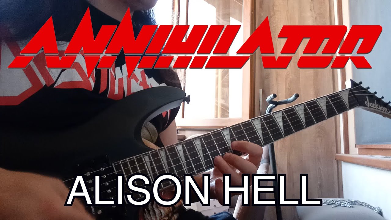 Annihilator - Alison Hell (guitar cover) - YouTube