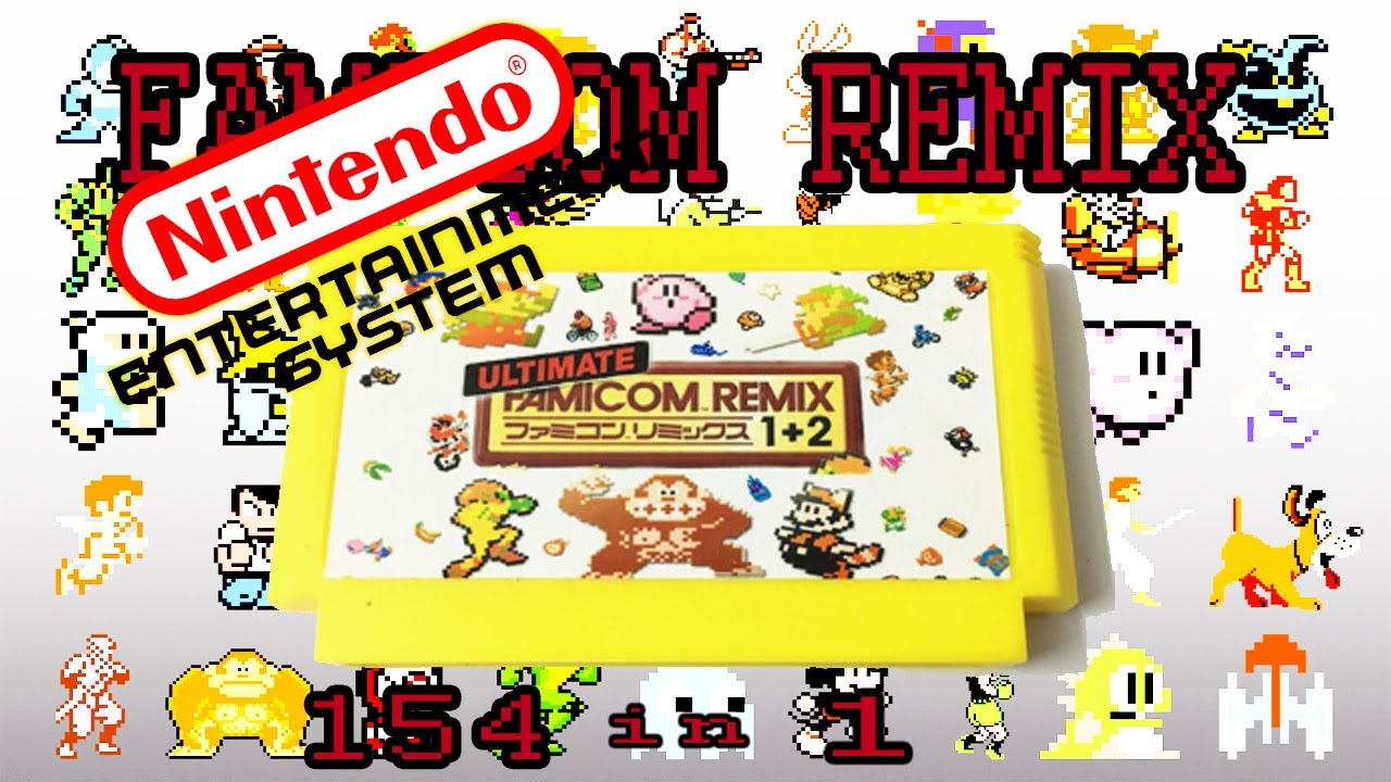 Ultimate Famicom(NES) Remix 1+2 Multicart by Yuswallow - YouTube
