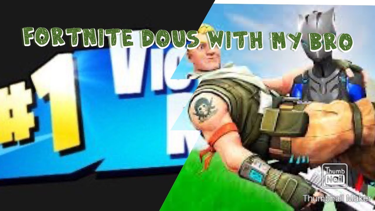 Playing fortnite with my brother - YouTube