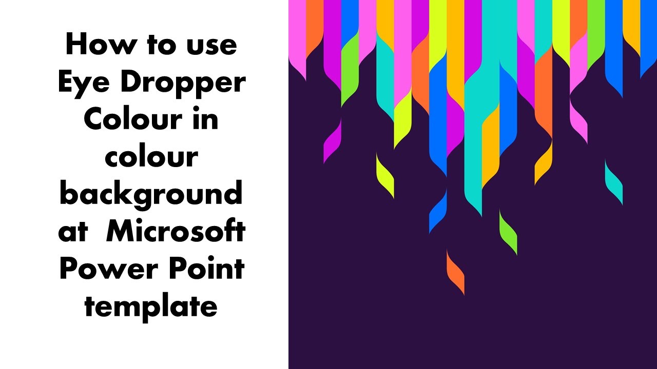 How to use eyedropper tool in Microsoft PowerPoint in set up your ...