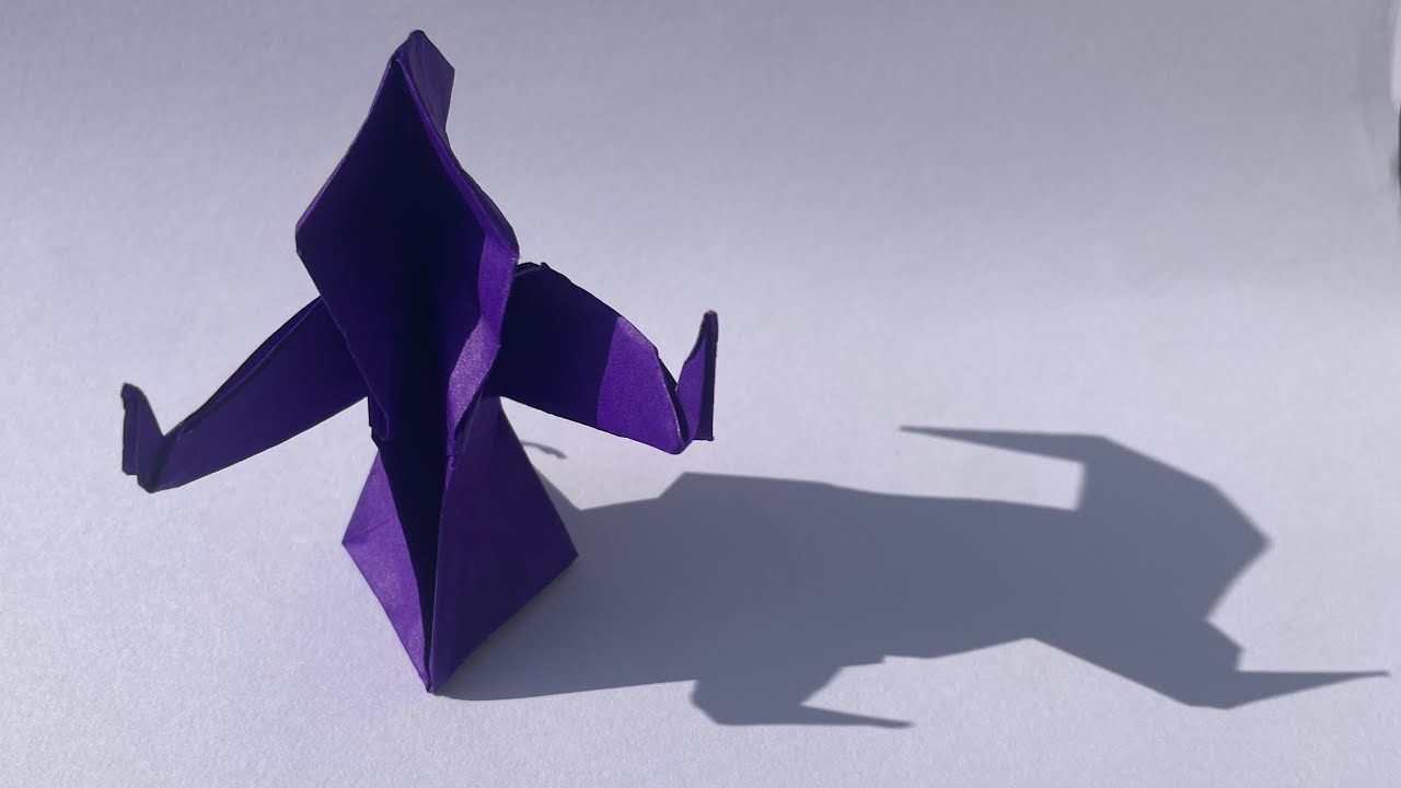 Origami Ghost/ Easy Origami - YouTube