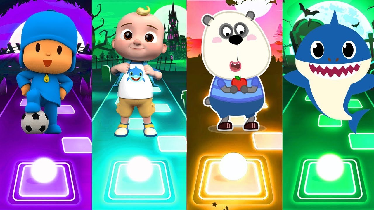 Pocoyo 🆚 Cocomelon 🆚 Baby Shark 🆚 Wolfoo. 🎶 Who Is Best? - YouTube