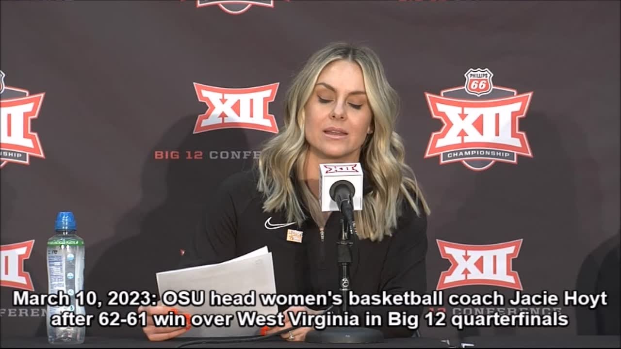 OSU 62, West Virginia 61: Postgame comments from OSU coach Jacie Hoyt ...