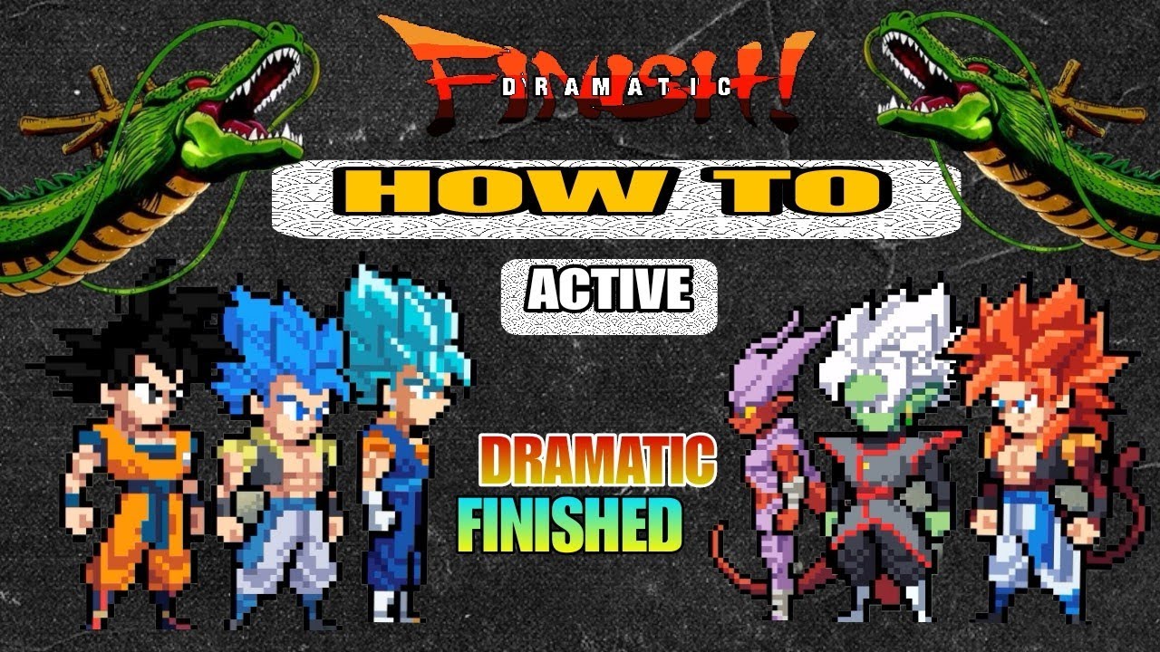 how to do all dramatic finish in z legends 3 | z legends 3 dramatic ...