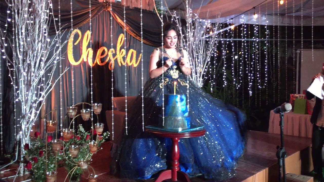 Cheska's Starry Starry Night Themed Debut - YouTube