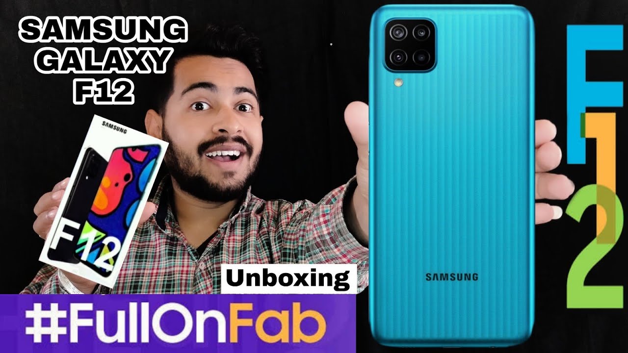 Samsung Galaxy F12 Unboxing First Look Features & Specifications 🔥 ...