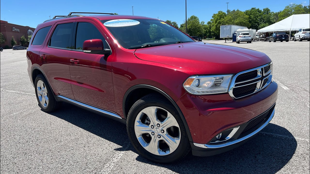 2015 Dodge Durango Limited AWD POV Test Drive & Review - YouTube