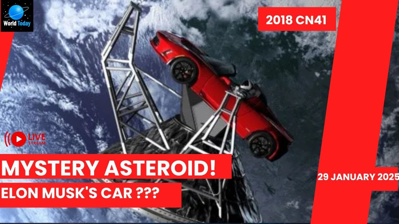 Asteroid or Tesla? Live Tracking 2018 CN41 Near Earth! - YouTube