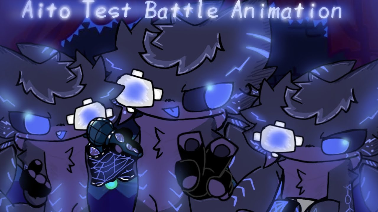 Aito Test Battle Animation FNF - YouTube