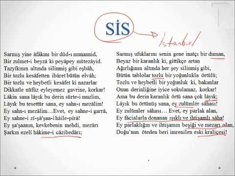 Serveti Fünun Dönemi Türk Şiiri 2 (Sis)