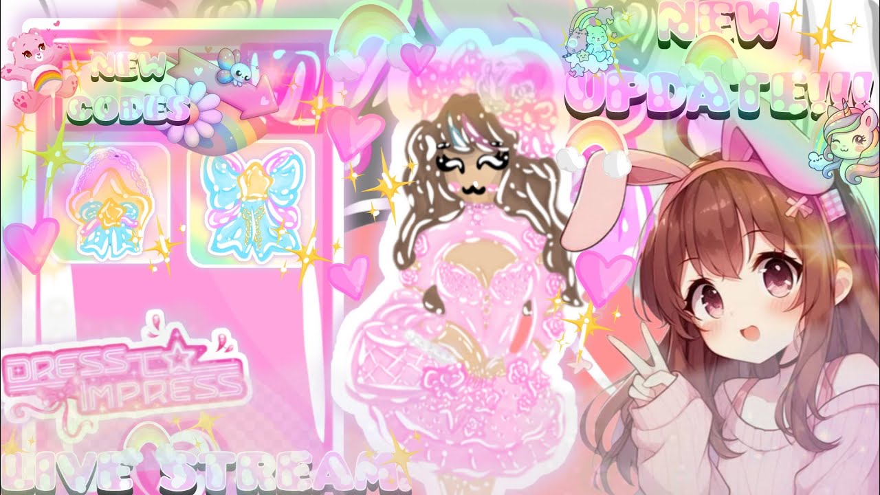 LIVE STREAM 🔴 DRESS TO IMPRESS ALL NEW CODES!!💕 🎉in dress to impress ...