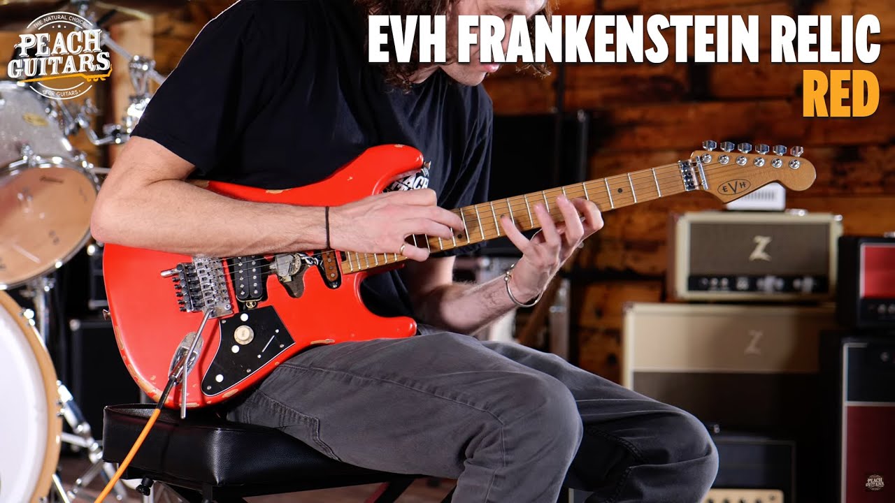 No Talking...Just Tones | EVH Frankenstein Relic Series | Maple - Red ...