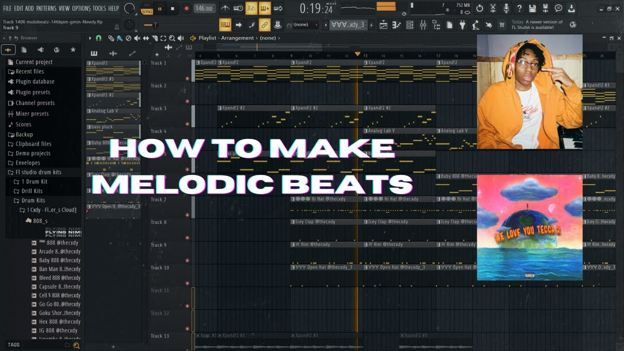 How to make MELODIC Beats for LIL TECCA and RICH AMIRI!! FL Studio ...