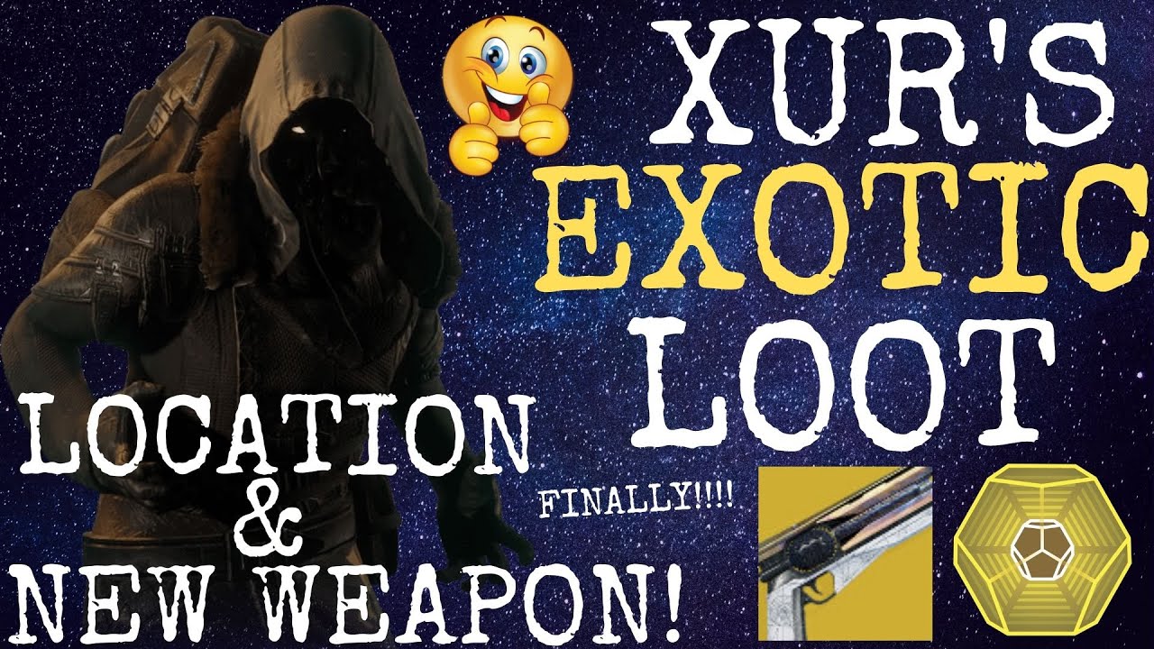 Destiny 2 - Xur's Location & New Weapon (FINALLY!!) | Sunshot & New ...