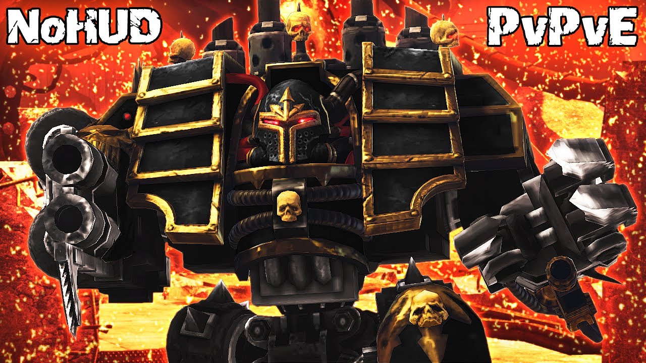 Mega Epic Chaos Dreadnought Gameplay | PvPvE Warhammer 40,000 - Space ...