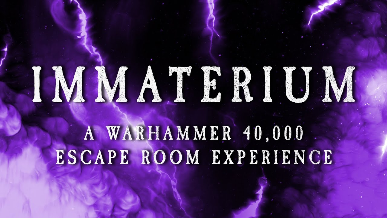 Immaterium: A Warhammer 40,000 Escape Room Experience - Trailer - YouTube